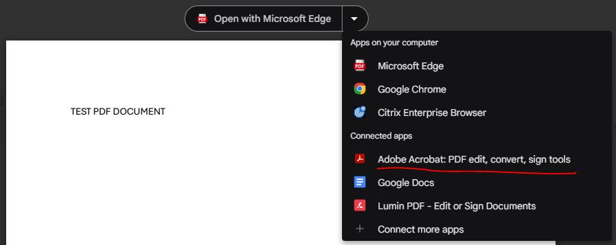 How to Edit a PDF in Google Drive using Adobe Acrobat – Arcadia University